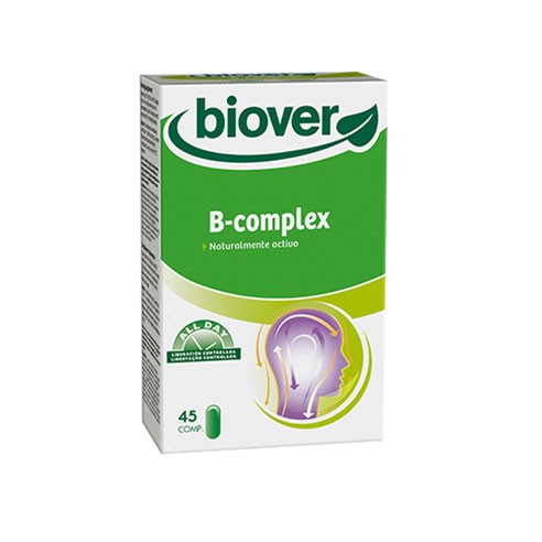 Vitamina B complex 45 comprimidos Biover - Coco y Canela